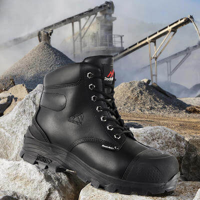 Rock Fall Safety Footwear