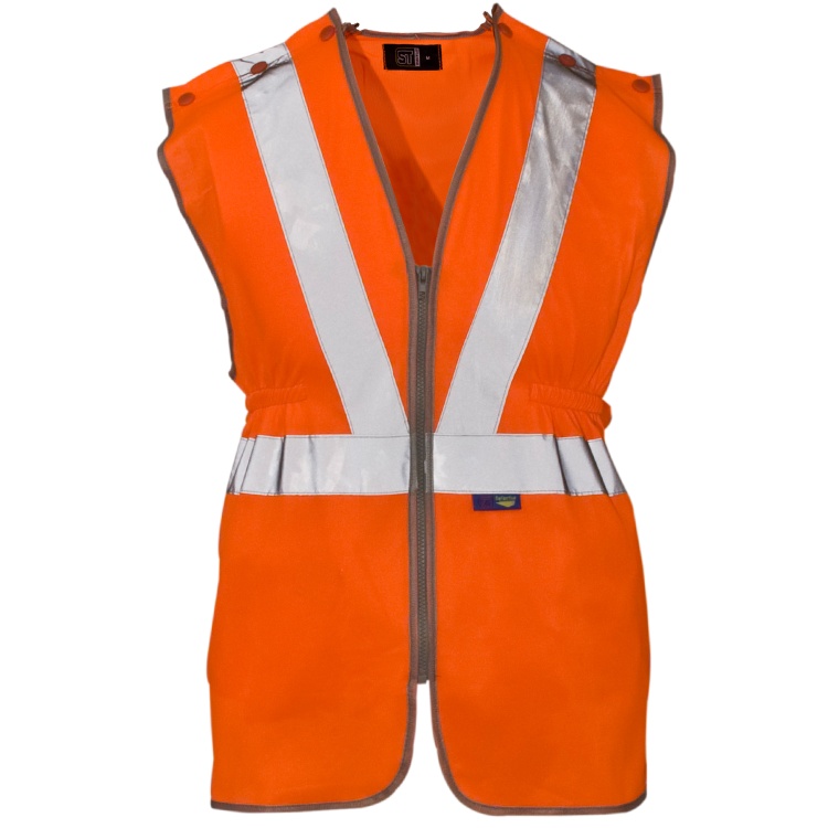 Supertouch H92 Hi Vis Polyester Long Tracker Vest