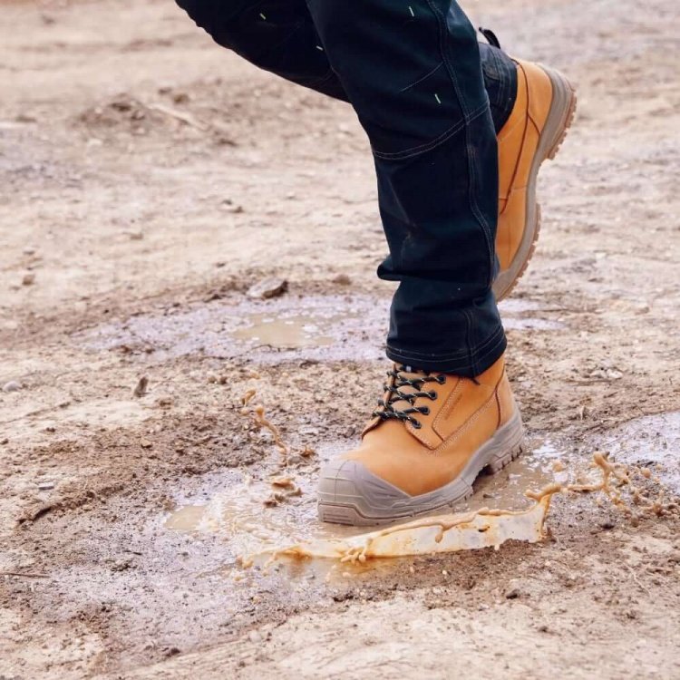 Apache Footwear Thompson Wheat Waterproof Safety Boot S7S HRO LG FO SC ...