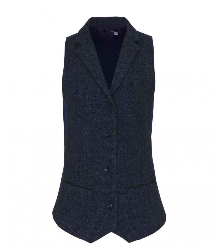 Premier PR626 Ladies Herringbone Waistcoat