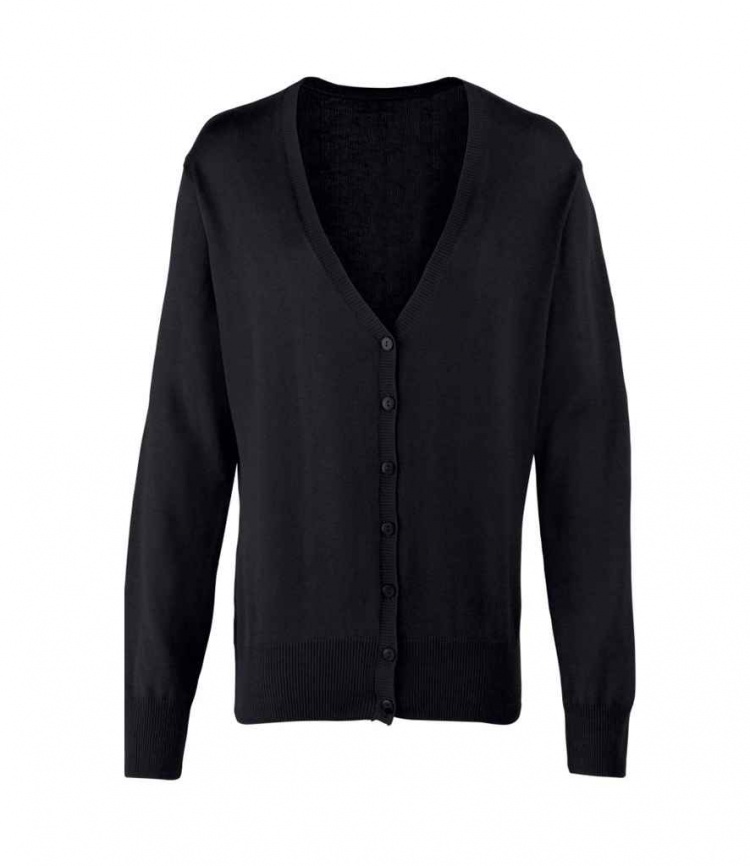 Premier PR697 Ladies Cotton Acrylic V Neck Cardigan