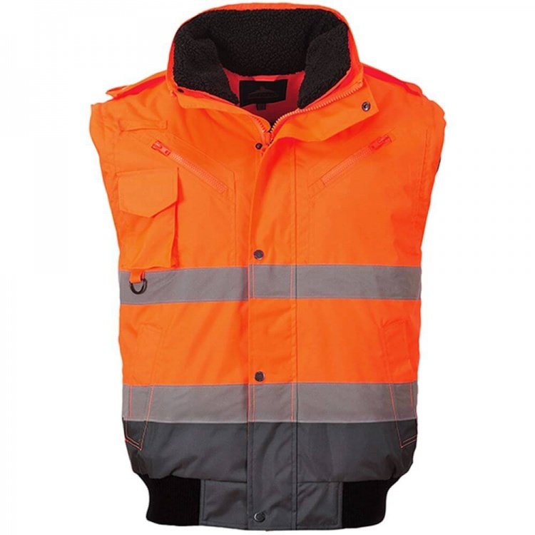 Portwest C465 Hi-Vis Contrast Bomber Jacket 3 in 1 | BK Safetywear