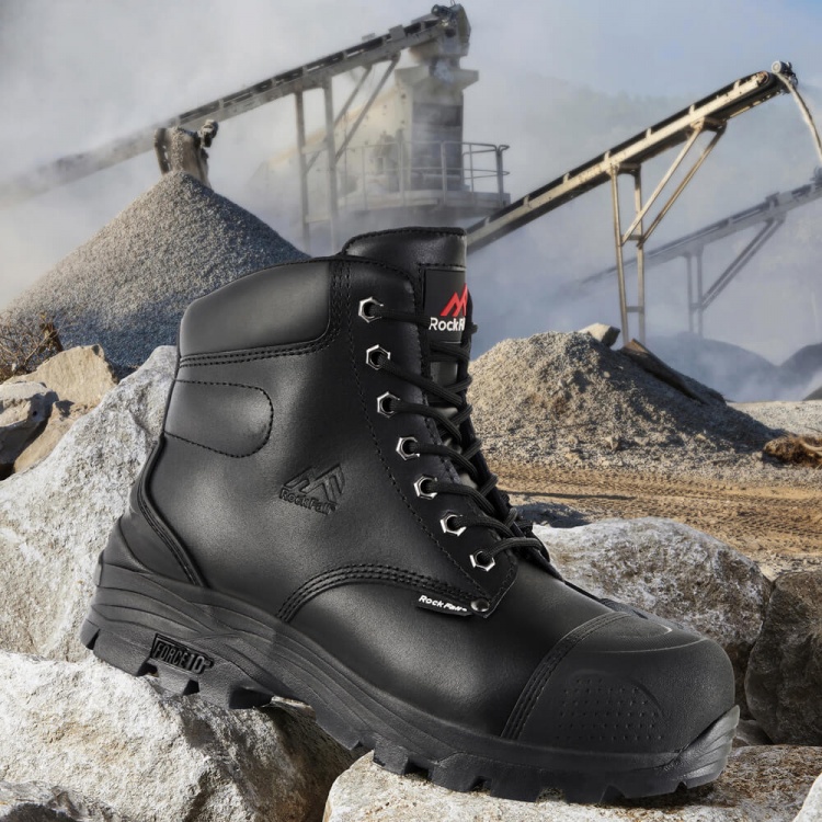 Rock Fall RF10 Ebonite S3 HI CI HRO SRC Safety Boot