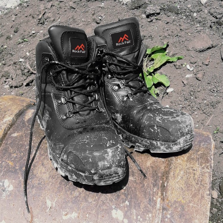 Rock Fall RF170 Granite S3 HI CI HRO SRC Safety Boot | BK Safetywear