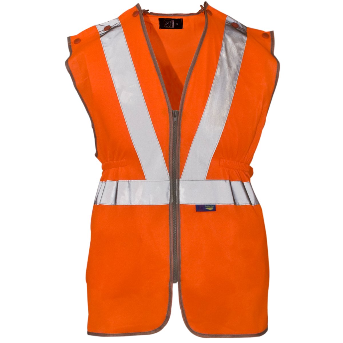 Supertouch H92 Hi Vis Polyester Long Tracker Vest | BK Safetywear