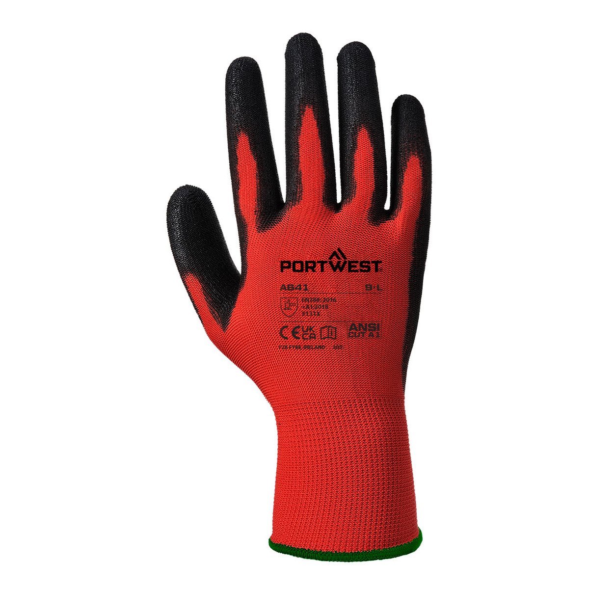 Portwest A641 Red/Black- PU Glove