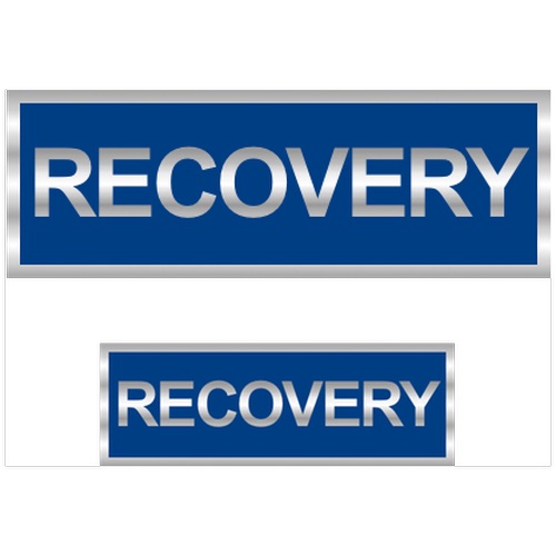 Recovery Reflective Badge (Front & Back)