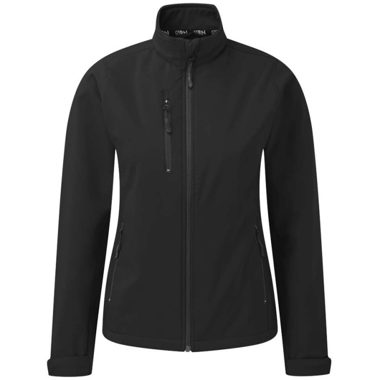 ORN Workwear Ladies Tern 4260 Softshell Jacket 320gsm Water Resistant Breathable Fabric 92% ...