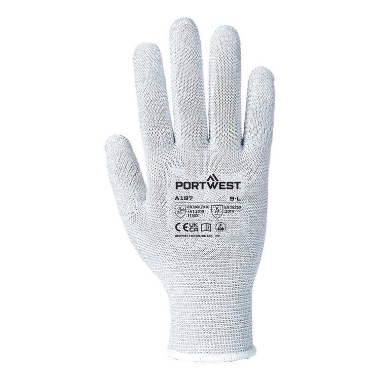 Portwest A197 ESD Antistatic Shell Glove - Liner | BK Safetywear