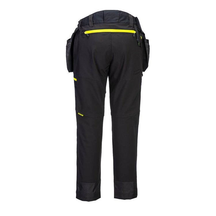 Portwest DX450 DX4 Detachable Holster Pocket Softshell Trouser | BK ...