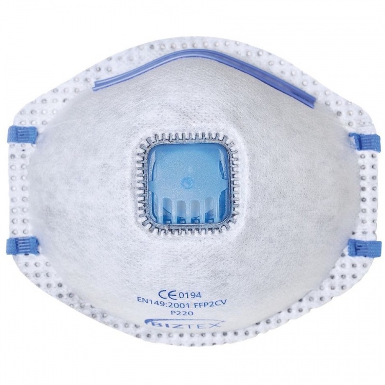 Portwest P220 FFP2 Carbon Valved Dust Mask Fume Respirator X 10