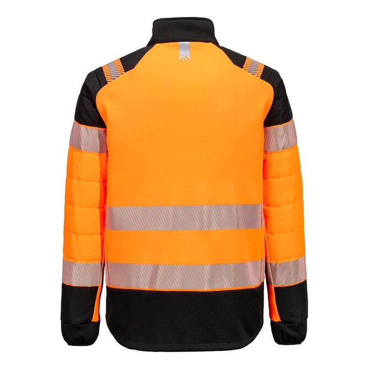 Portwest T170 PW3 Hi-Vis Hybrid Baffle Jacket | BK Safetywear