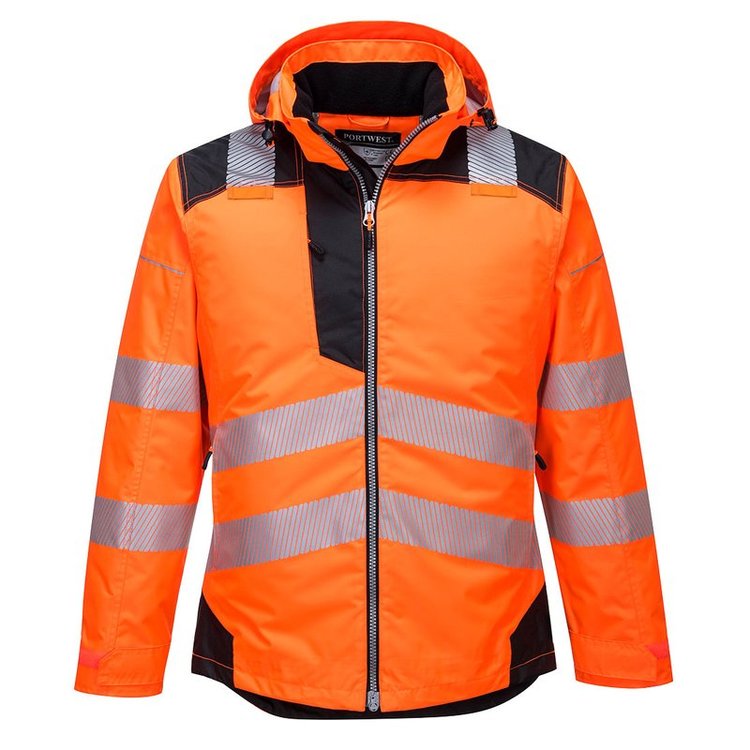 Portwest T400 PW3 Hi-Vis Winter Jacket | BK Safetywear